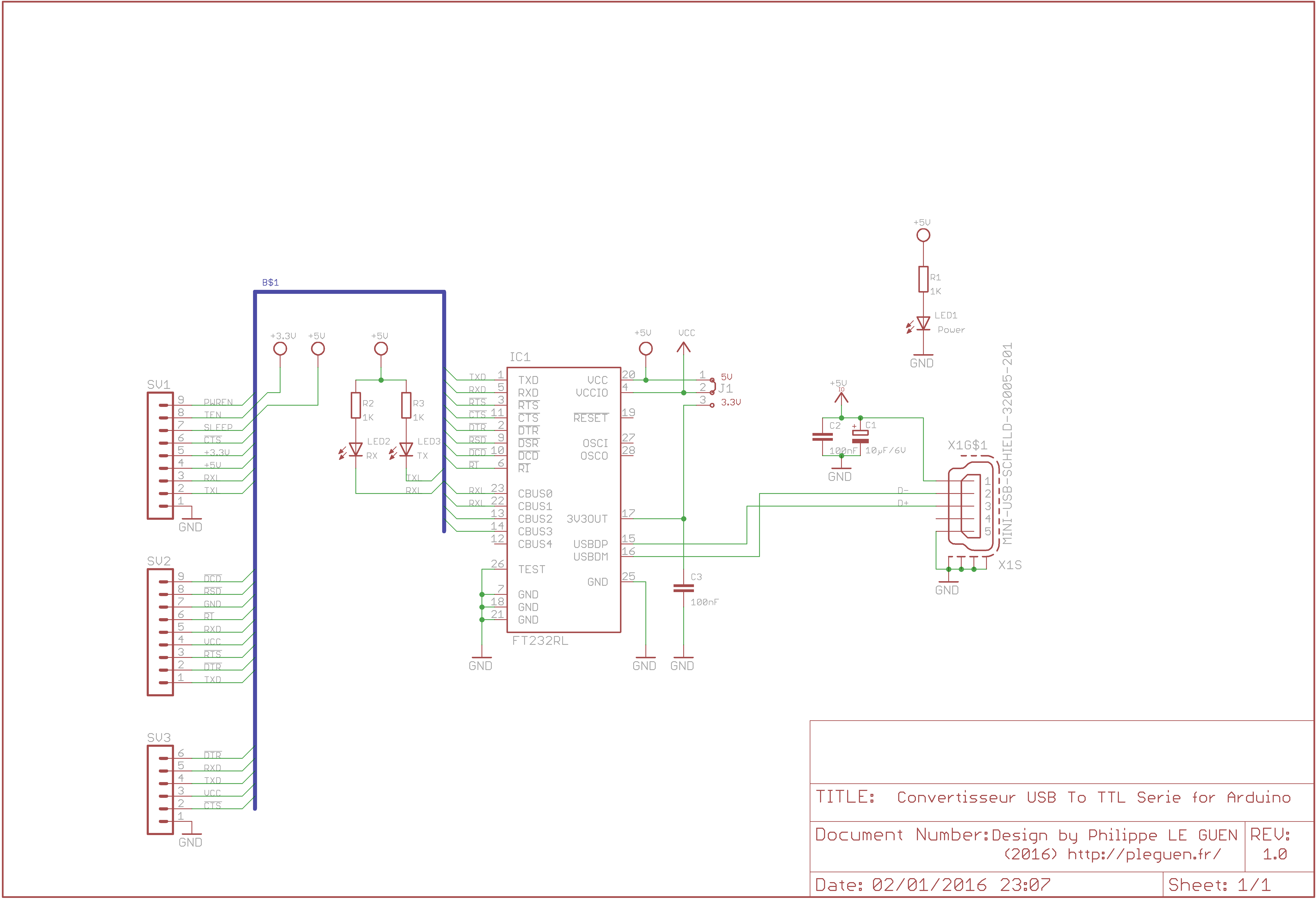Site de Philippe LE GUEN - Convertisseur USB -- TTL Série